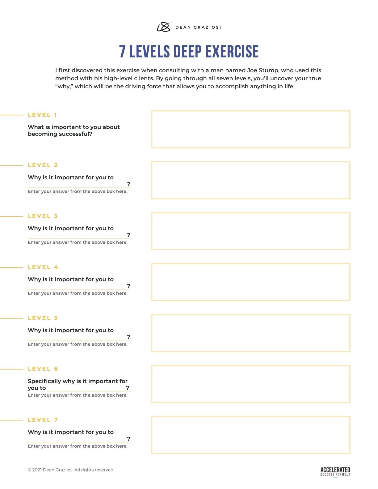 9 Journal Templates to Accelerate Your Success - Dean Graziosi