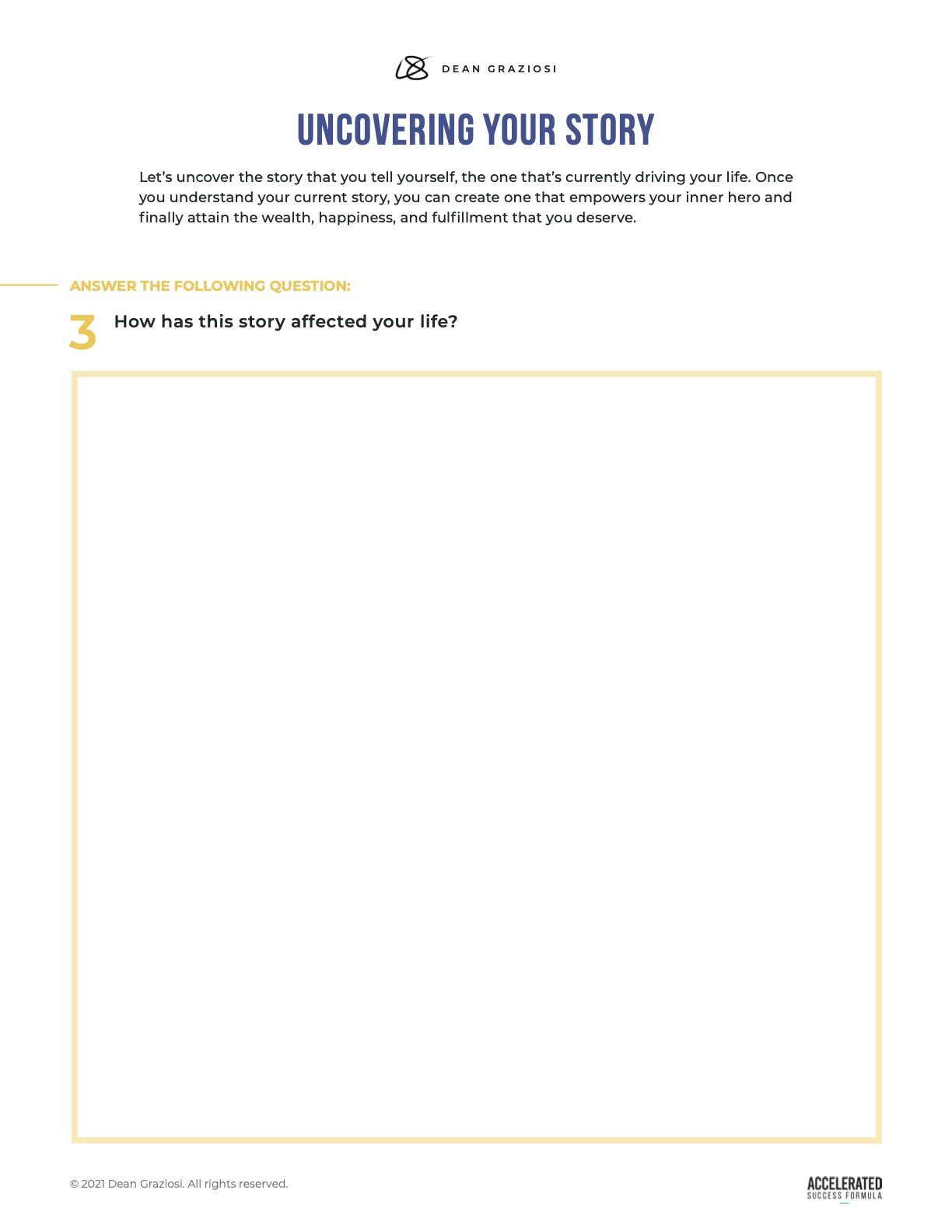 9 Journal Templates to Accelerate Your Success - Dean Graziosi